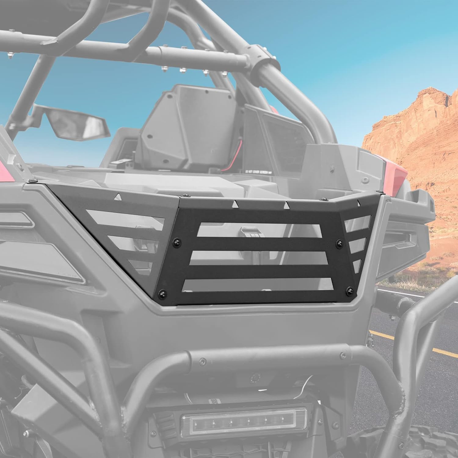 A & UTV PRO Bed Enclosure Tailgate for Polaris RZR PRO XP / XP4 2020 ...