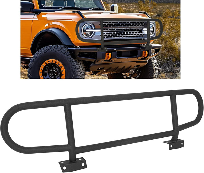 Front Bull Bar Brush Guard Compatible with 2021-2025 Ford Bronco | OMOTOR